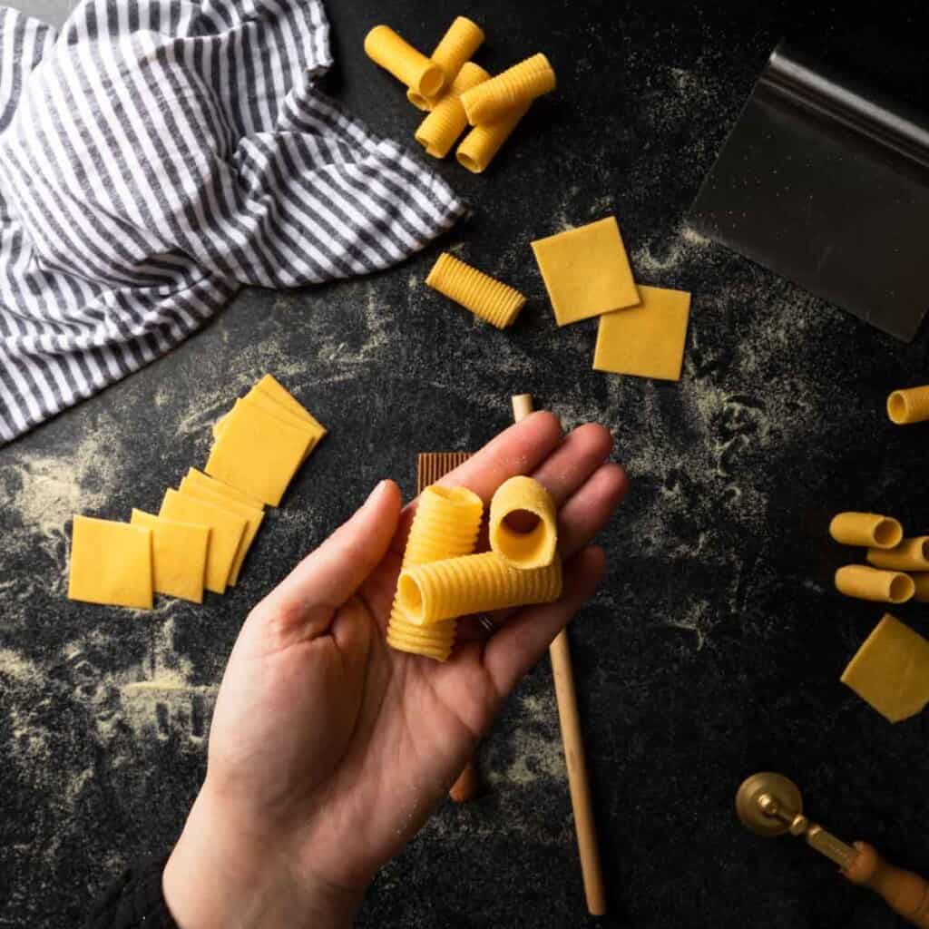 Handmade Rigatoni & Paccheri (Without an Extruder!) - The Sage Apron