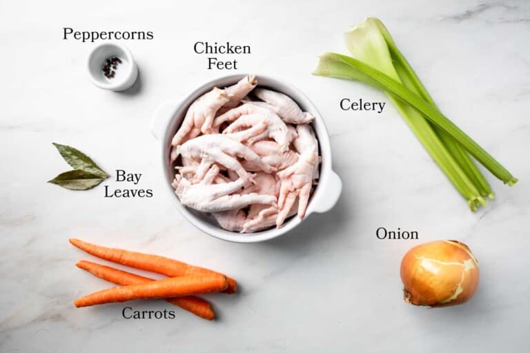 Gelatinous Chicken Feet Bone Broth (Stock) - The Sage Apron