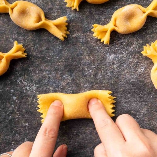 Caramelle with Sweet Potato Filling (Candy Shaped Pasta) - The Sage Apron