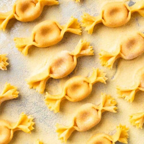 Caramelle with Sweet Potato Filling (Candy Shaped Pasta) - The Sage Apron